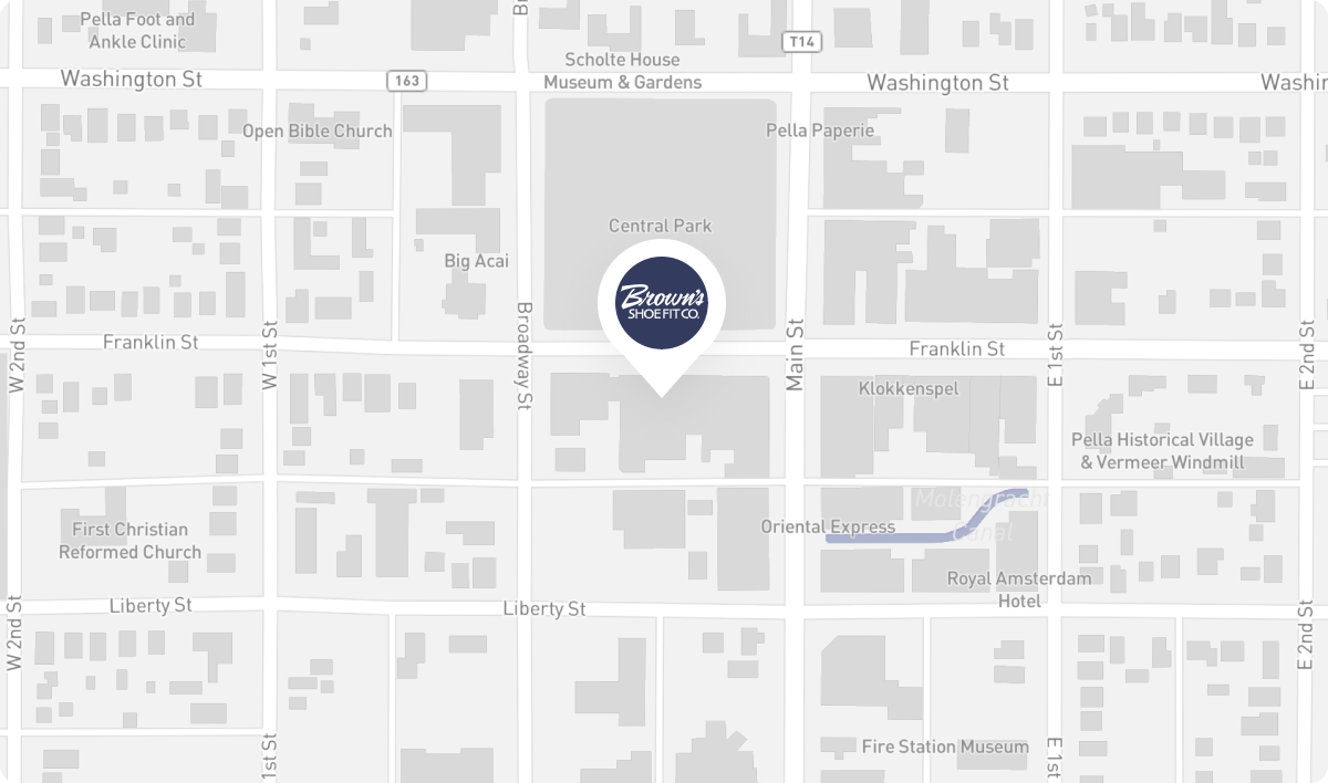 Shoe Store in Pella Iowa | Brown’s Shoe Fit Co.